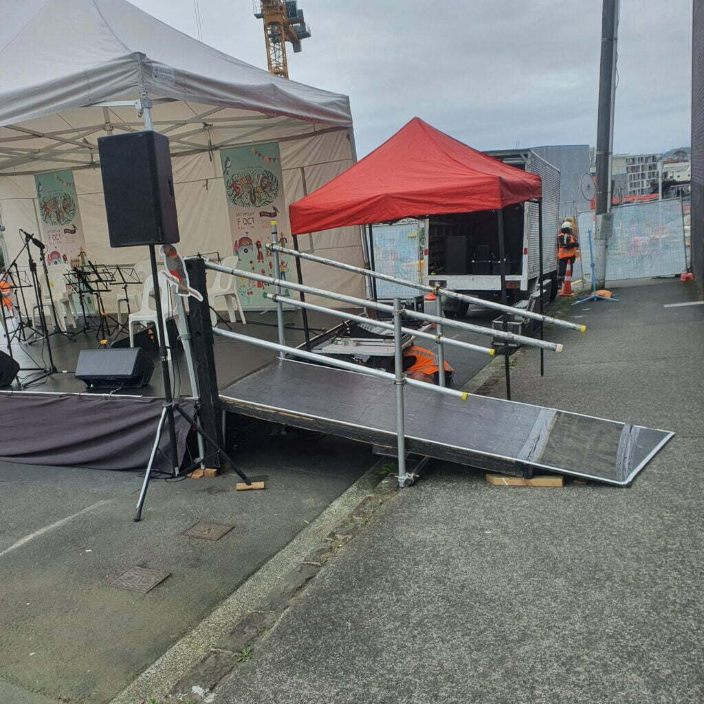 Stage Handrails, Steps & Wheelchair Ramps Rental | Safety & Accessibility